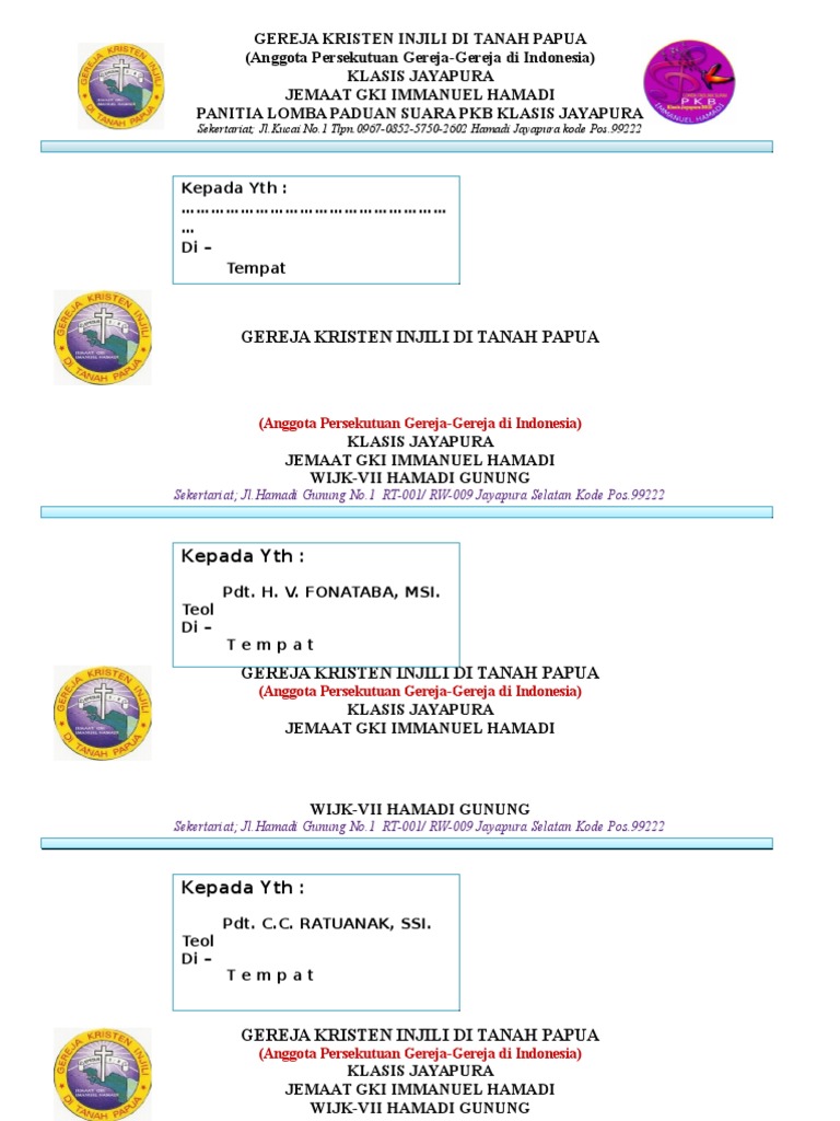 FORMAT Belajar Amplop | PDF