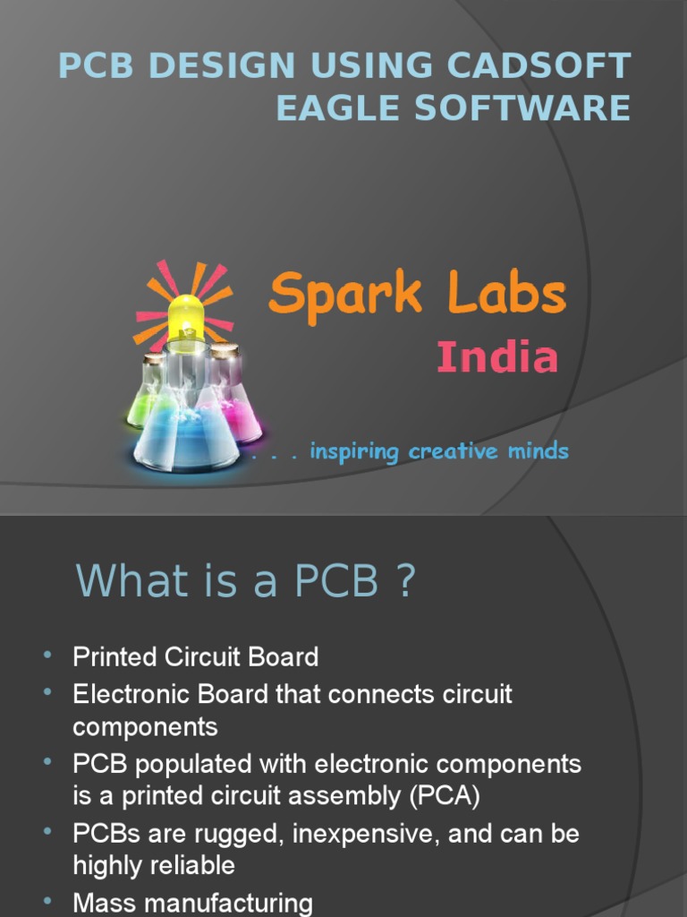 PCB Design Using Cadsoft EAGLE Software | PDF | Printed Circuit Board ...