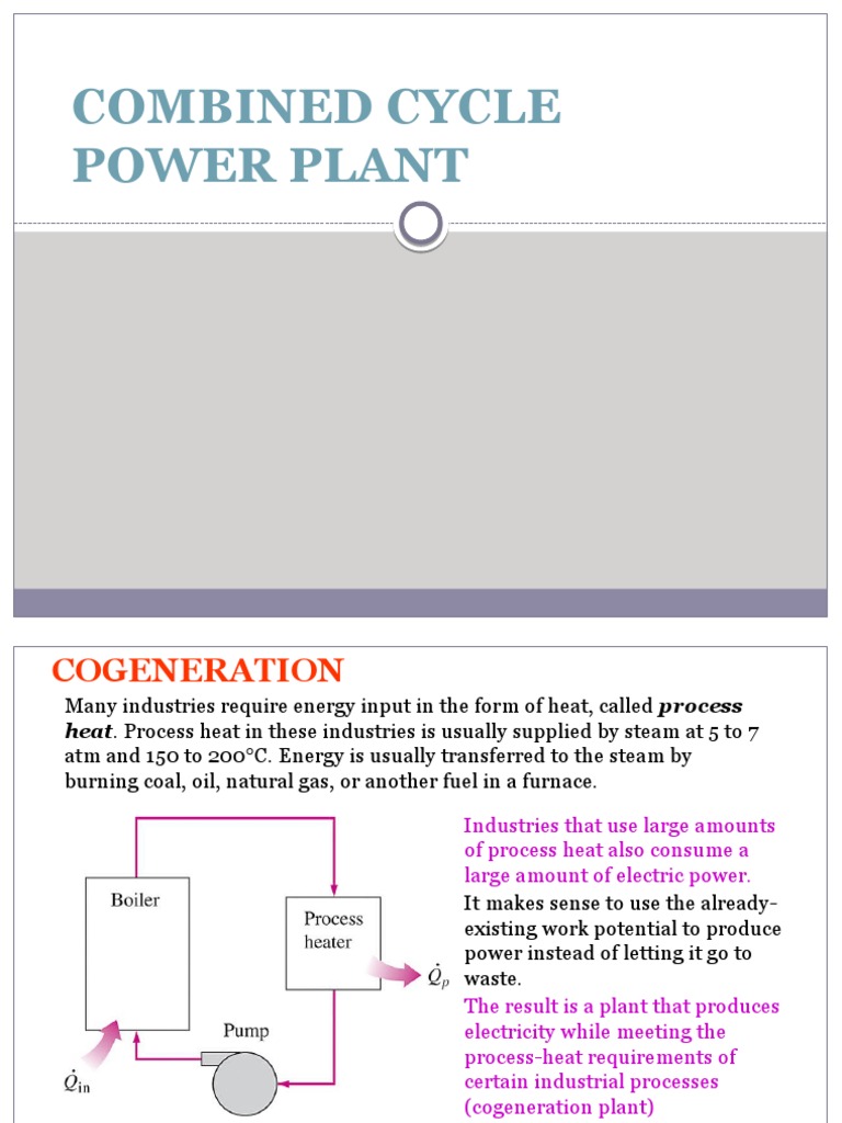 Combined Cycle Power Plant | PDF | Cogeneration | Steam