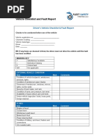 Main Road Test Score Sheet Template | PDF | Traffic | Van
