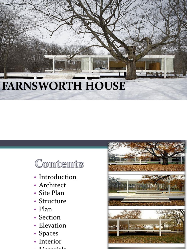 Fransworth House | PDF | Building Engineering | Economic Sectors
