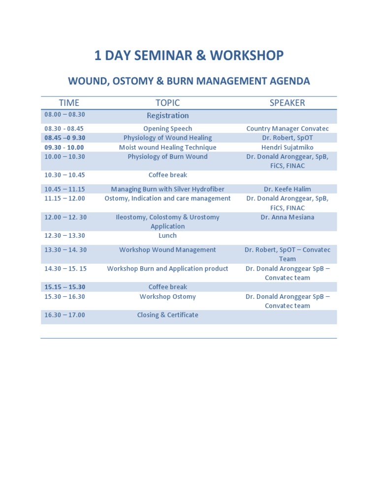 1 Day Seminar New | PDF