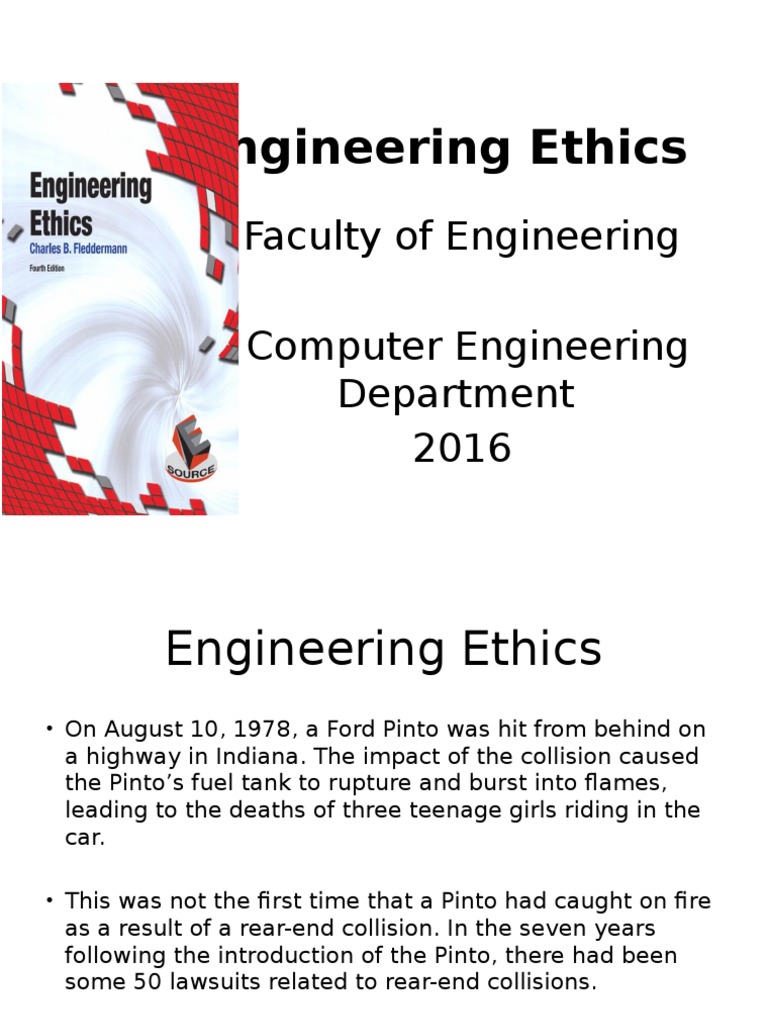 Engineering Ethics Course 2016 Chapter 1 | PDF | Engineering | Engineer
