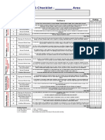 5S Warehouse Checklist | PDF | Warehouse