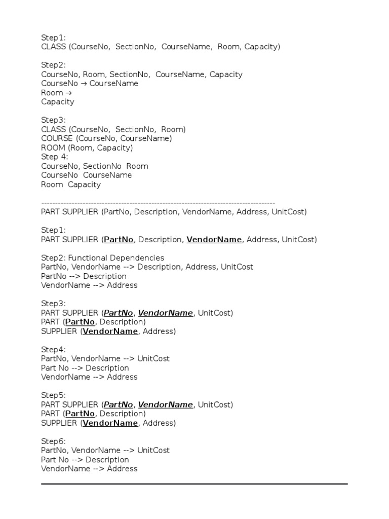 Normalization Practice Pdf Computing Business