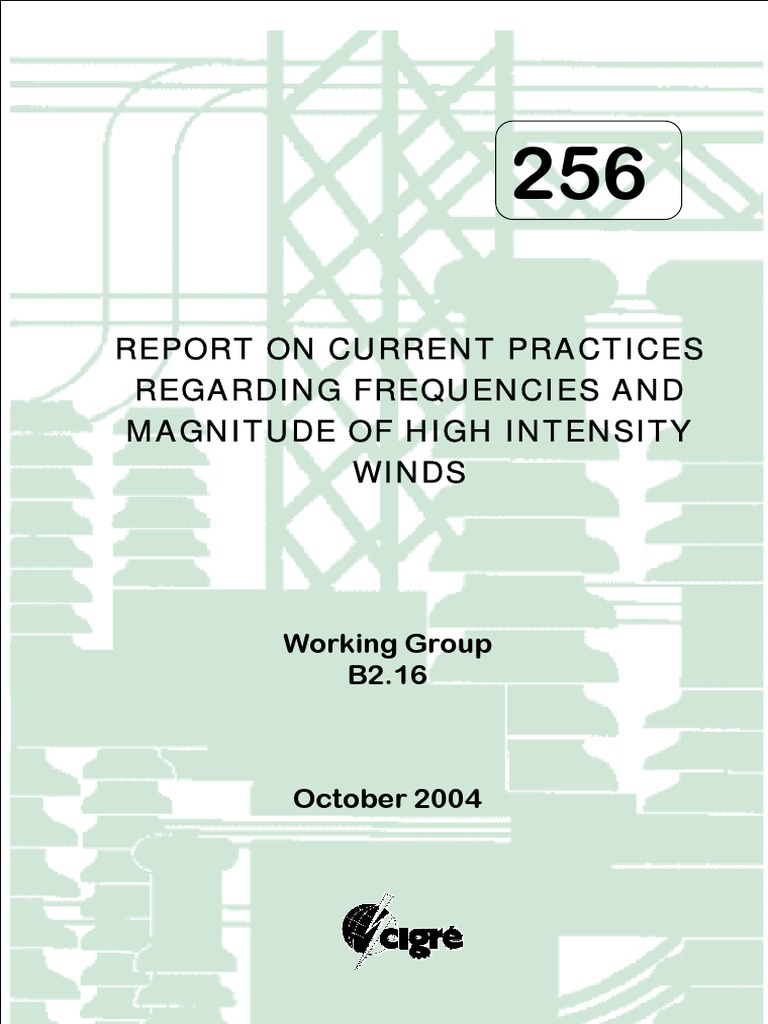 CIGRE Technical Brochure 256 | PDF | Tropical Cyclones | Eye (Cyclone)
