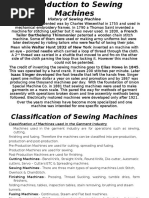 Presentation On Sewing Machines | PDF | Sewing Machine | Crafts