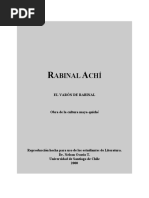 Esquema Rabinal Achí | PDF