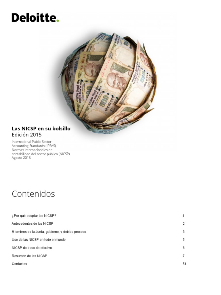NICSP Resumen de Bolsillo | PDF | normas internacionales de INFORMACION ...