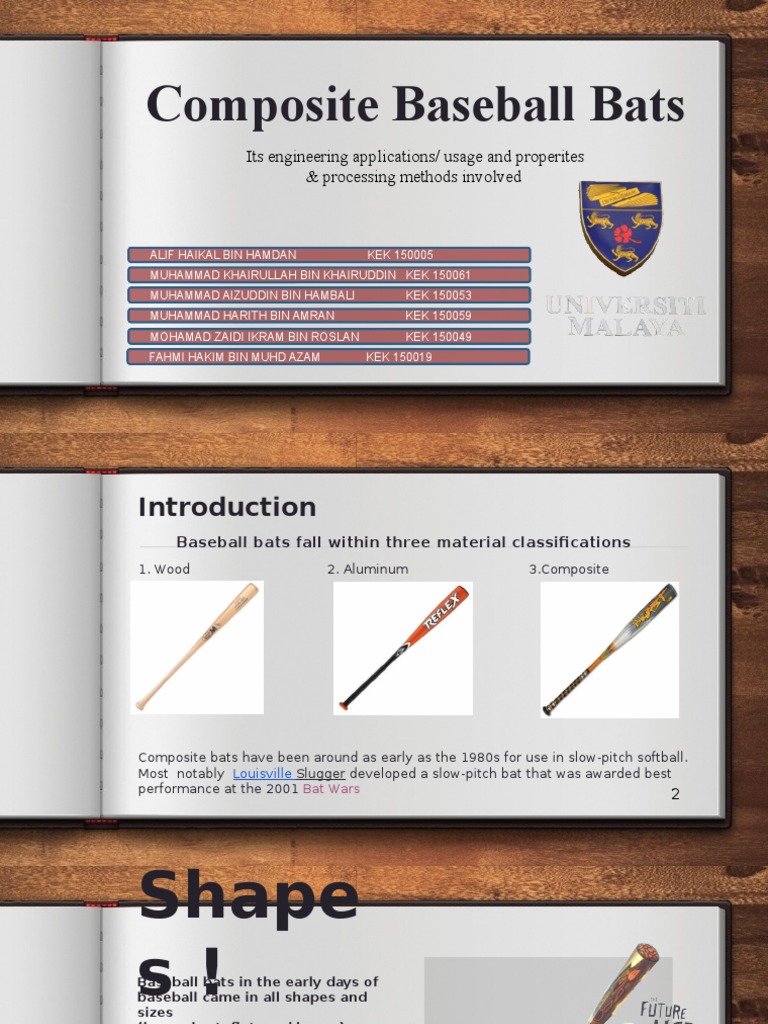 Composite Baseball Bat | PDF | Composite Material | Fibers