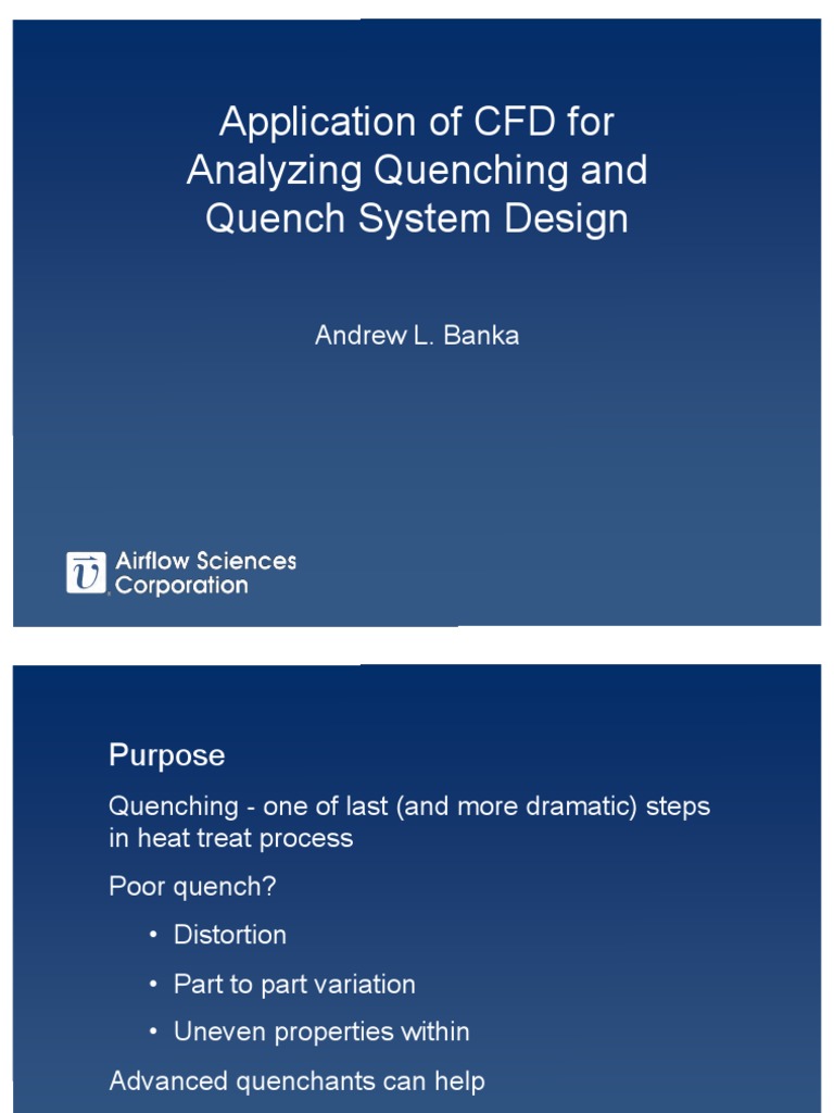 Application of CFD Quench | PDF | Computational Fluid Dynamics | Turbulence