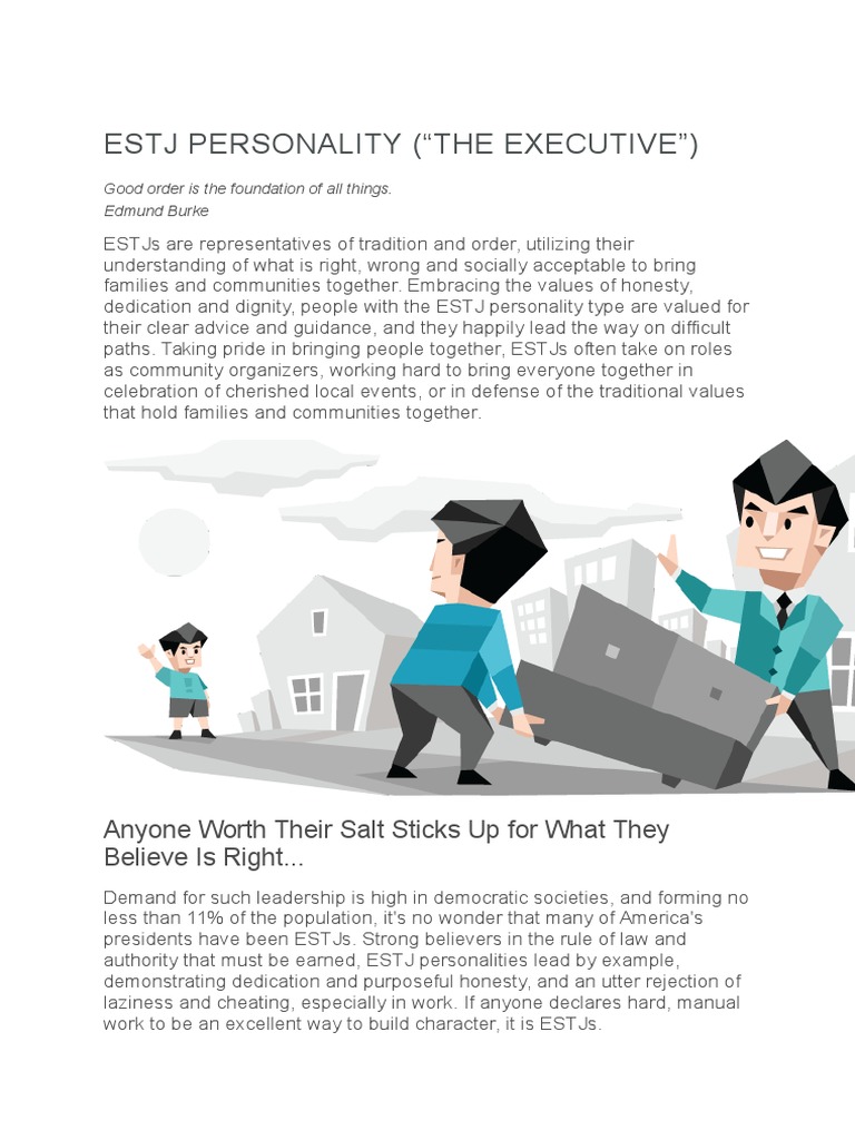 Estj Personality | PDF | Friendship | Personality Type
