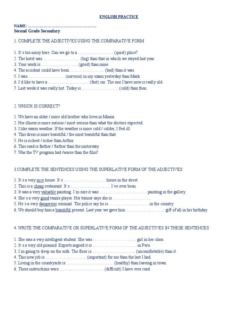 English Practice | PDF | Grammar | Language Mechanics