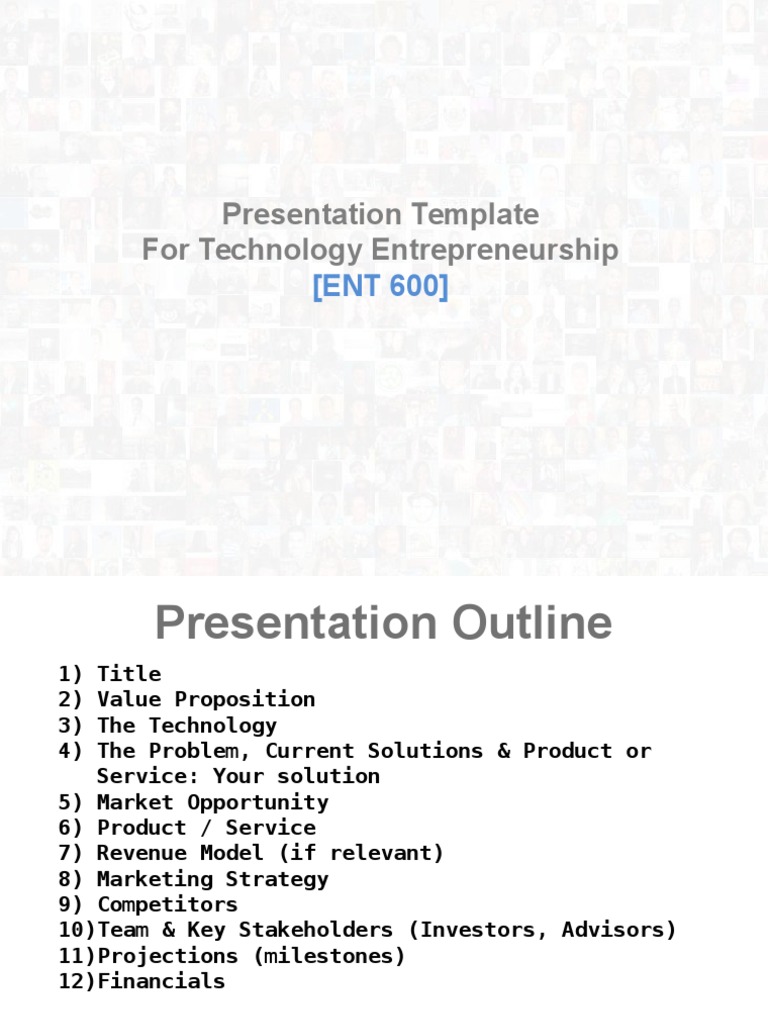 Presentation ENT 600 Template - ppt-1902376056 | PDF | Business ...