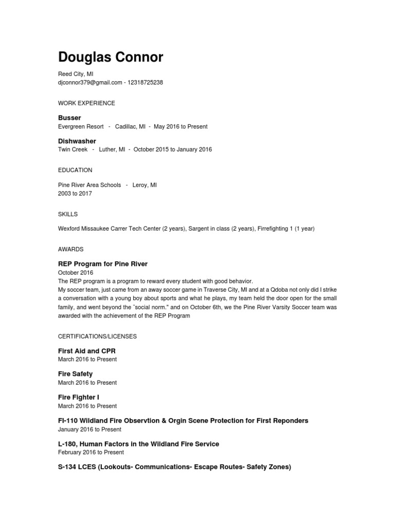 Douglas Connor | PDF | Sports & Recreation