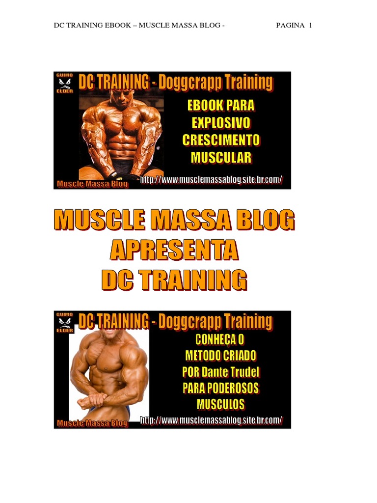 Método DC de Treinamento Muscular | PDF | Massa | Esportes