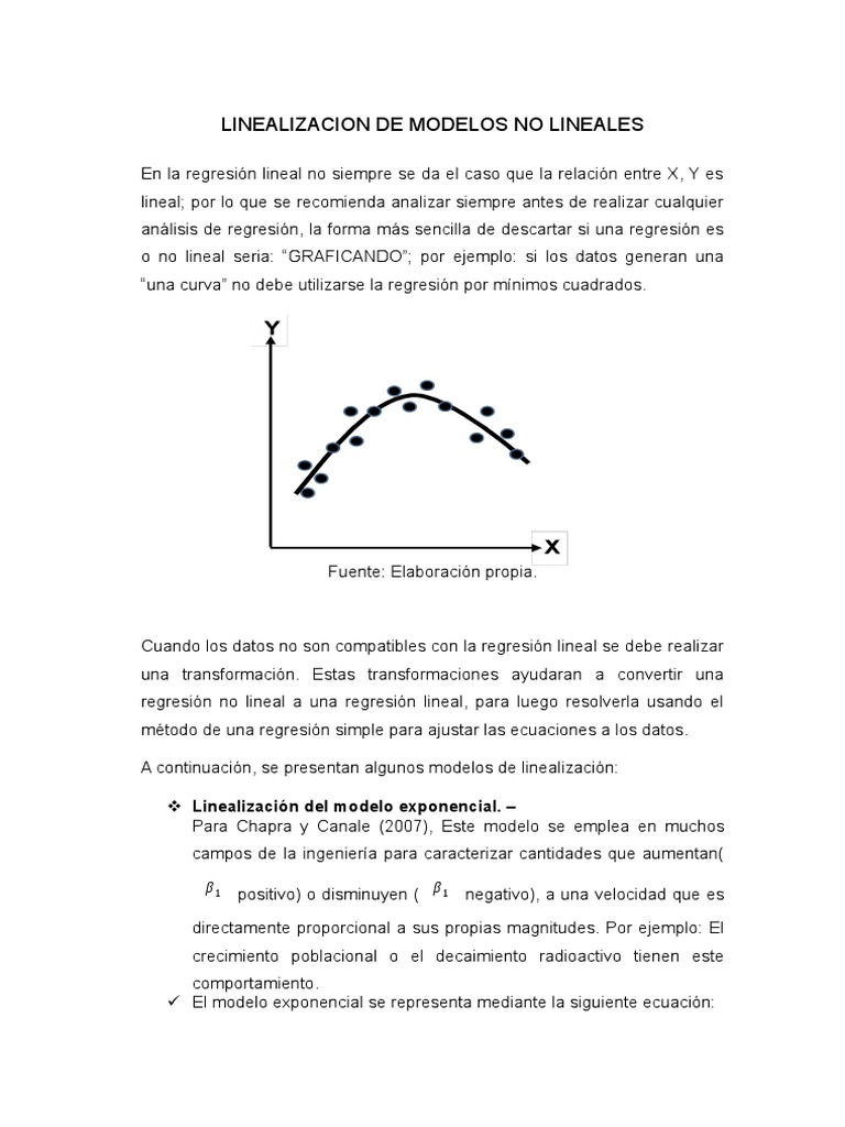 Linealizacion de Modelos No Lineales | Descargar gratis PDF | Análisis ...