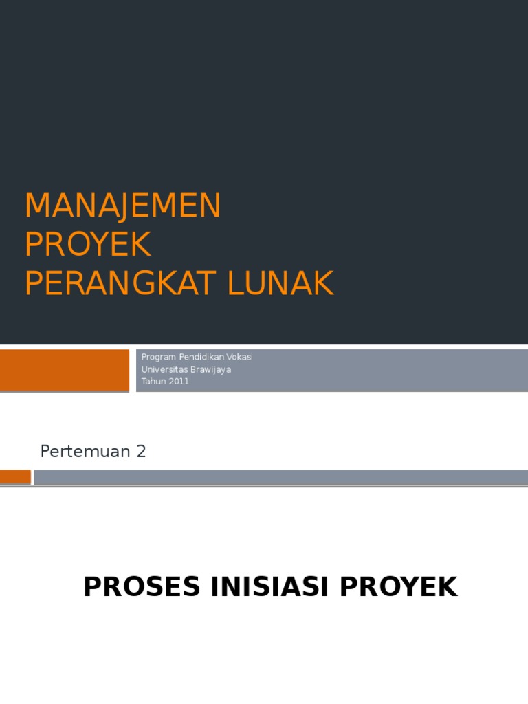 02-Inisiasi Proyek FSDFF | PDF