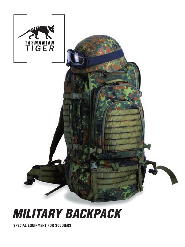 Tasmanian Tiger Military Backpacks | PDF | Backpack | Consumer Goods