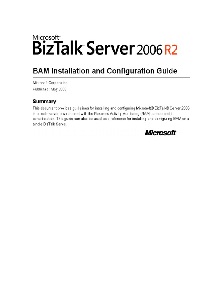 BAM Installation and Configuration Guide | PDF | Microsoft Sql Server ...