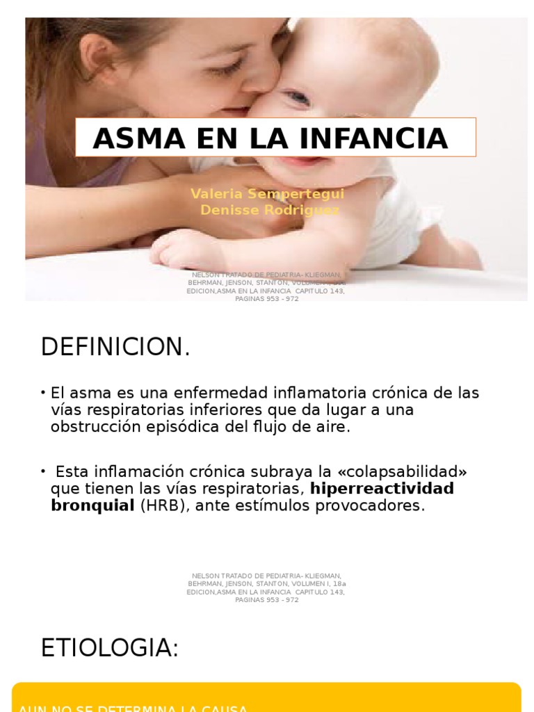 Asma Presentacion | PDF | Asma | Tos