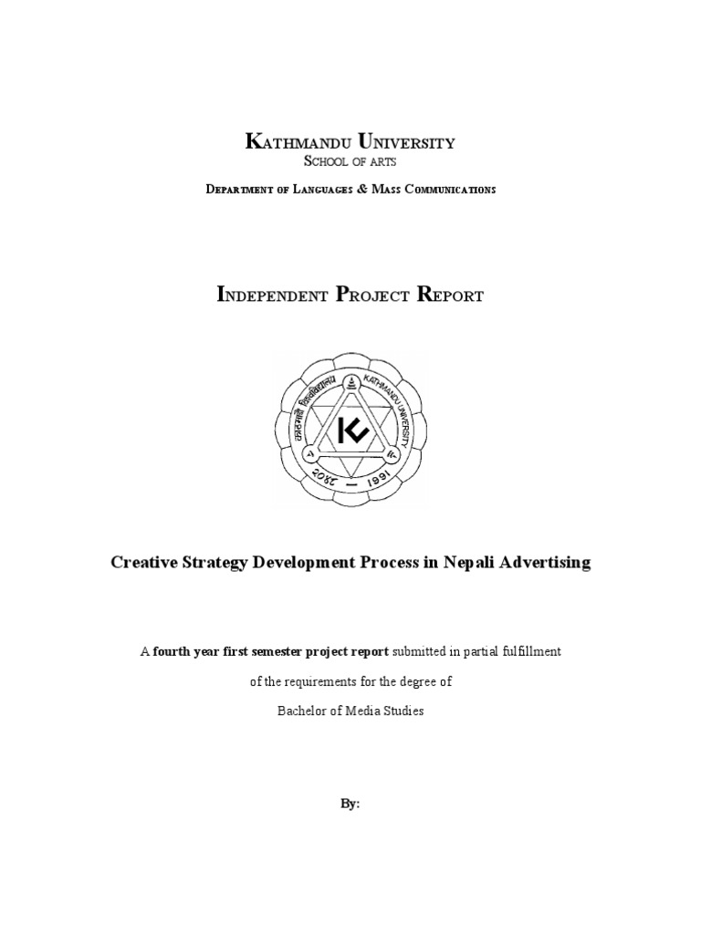 How Do Nepali Advertisers Develop Creative Strategy | PDF | Target ...