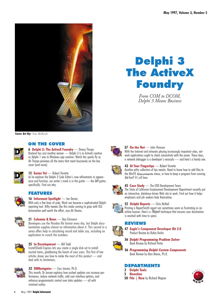 Delphi 3 The Activex Foundry | PDF | Component Object Model | Class (Computer Programming)