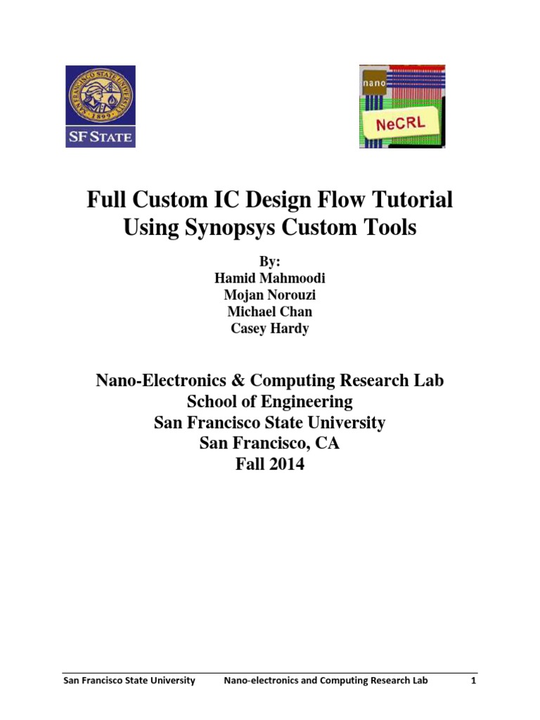 Full Custom IC Design | Download Free PDF | Electronics | Electronic ...