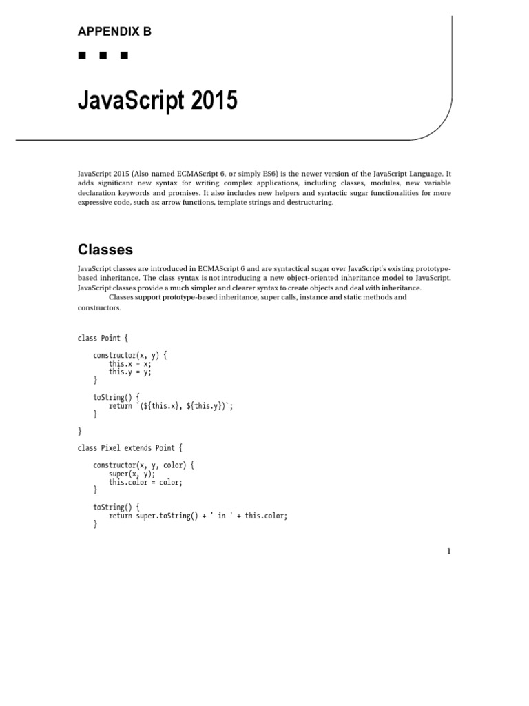 Appendix B | PDF | Scope (Computer Science) | Java Script