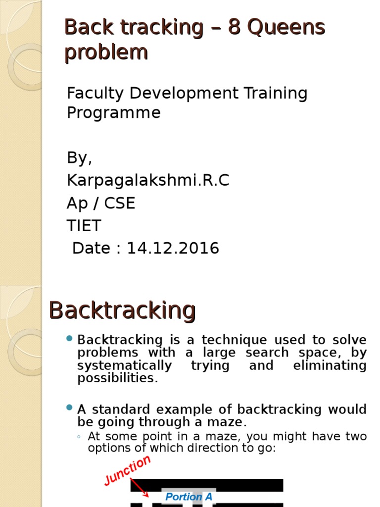 Backtracking 8 Queens problem and solutions | PDF | Discrete Mathematics | Areas Of Computer Science