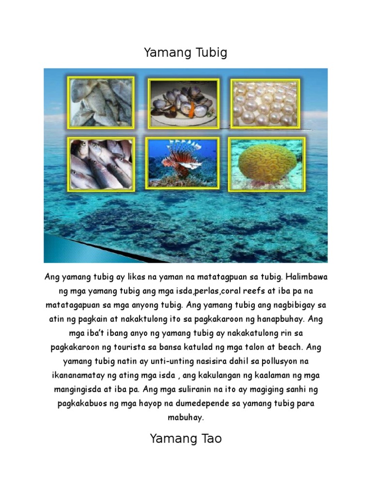 Yamang Tubig | PDF