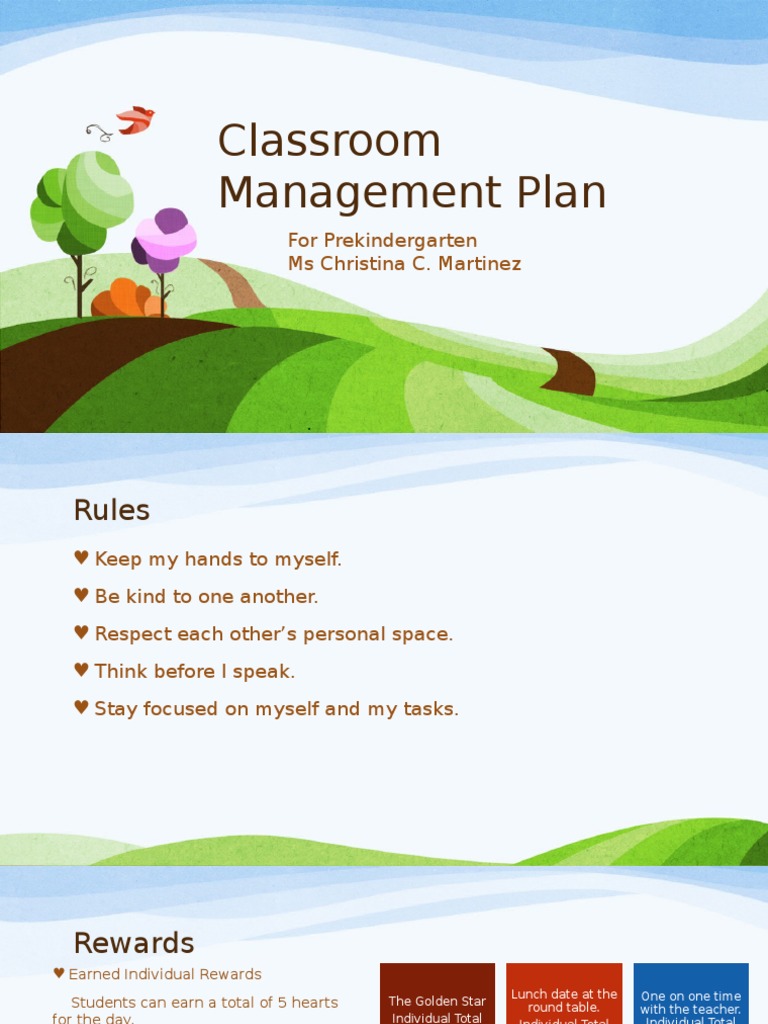 Classroom Management Plan-1 | PDF