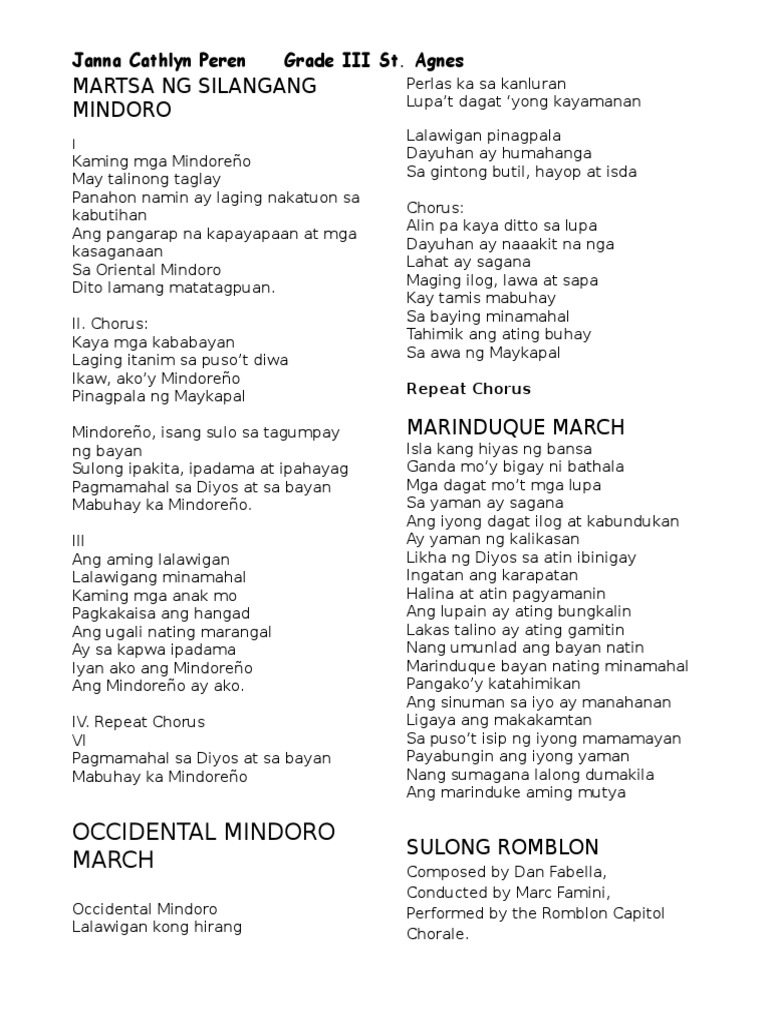 Sulong Romblon | PDF