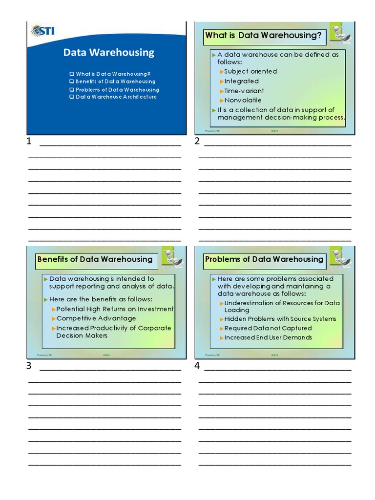 Understanding Data Warehousing Basics | PDF | Data Warehouse | Software