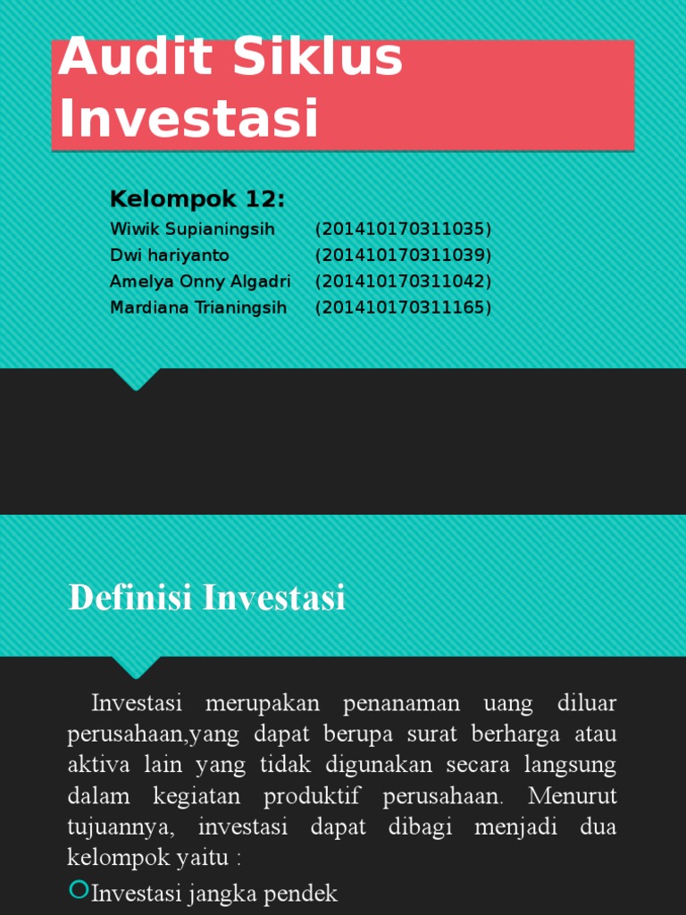 Audit Investasi | PDF