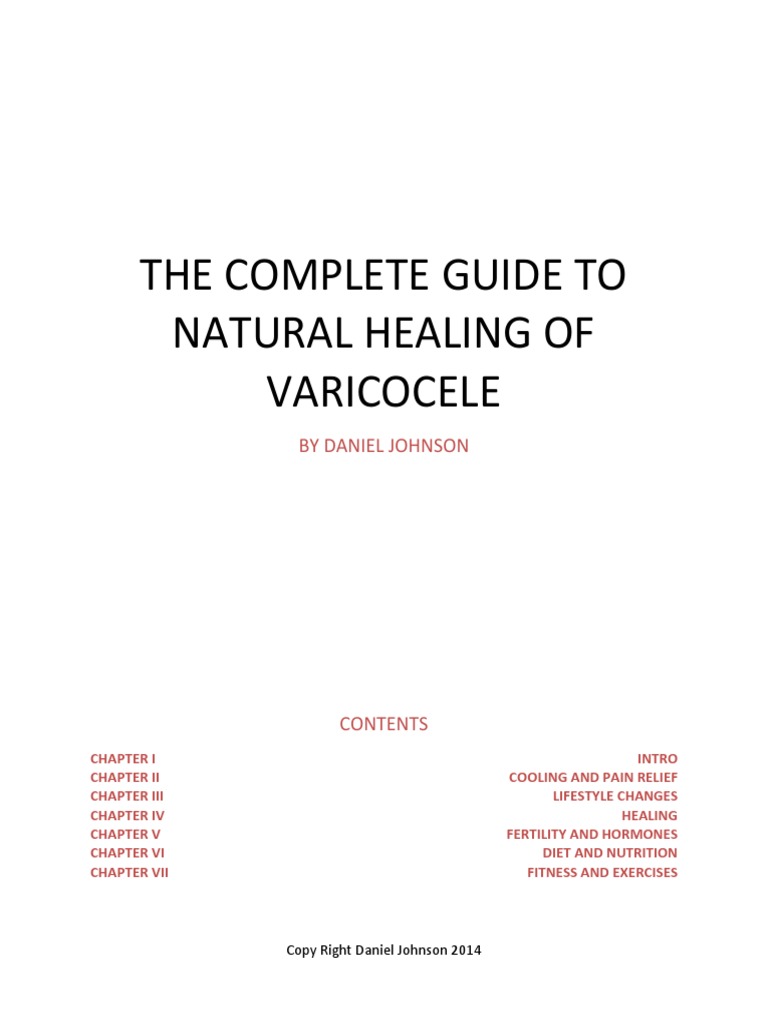 Varicocele Healing | PDF | Testicle | Constipation