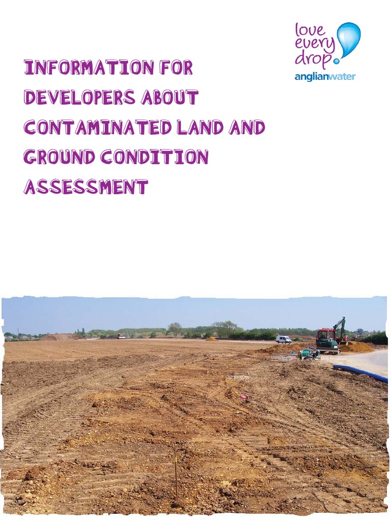Contaminated Land Brochure 1012 | PDF | Pollution | Determinants Of Health