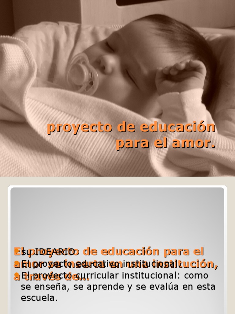 Power Point Educacion Para El Amor Pdf Ciencia Cognitiva