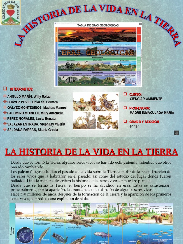 Historia De La Vida En La Tierra Pdf Estratigrafía Naturaleza