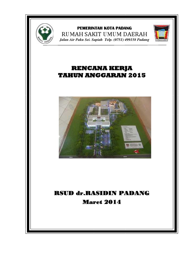 Masterplan RSUD Dr. Rasidin Padang Maret 2014 | PDF