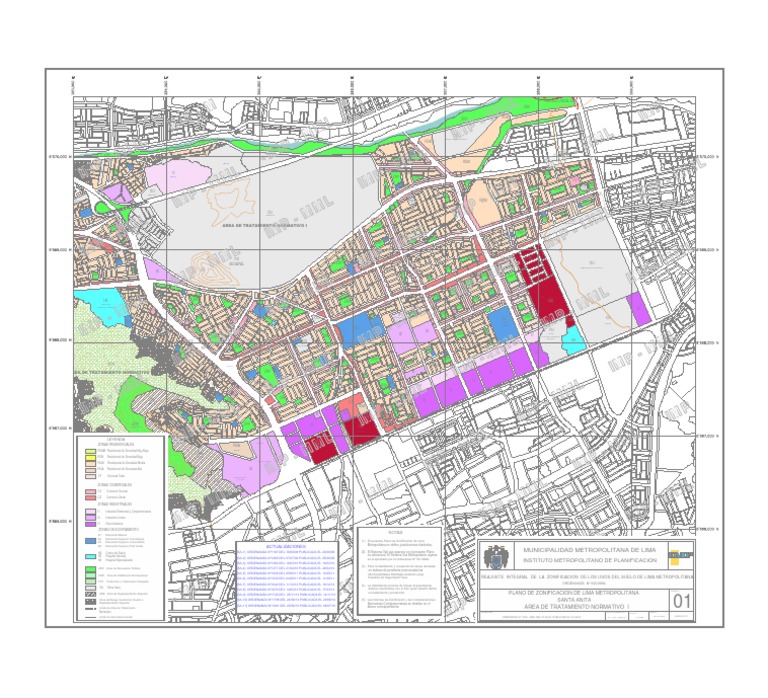 Zonificación Santa Anita | PDF