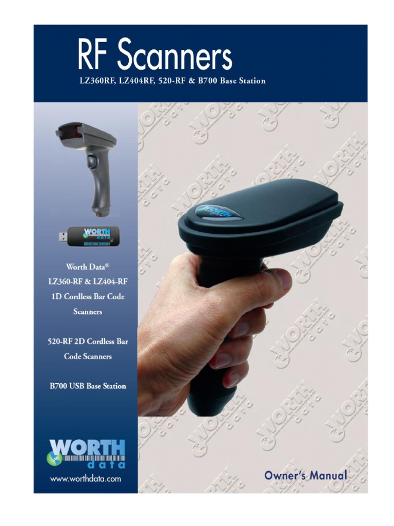 RF Scanners Manual | PDF | Universal Product Code | Barcode