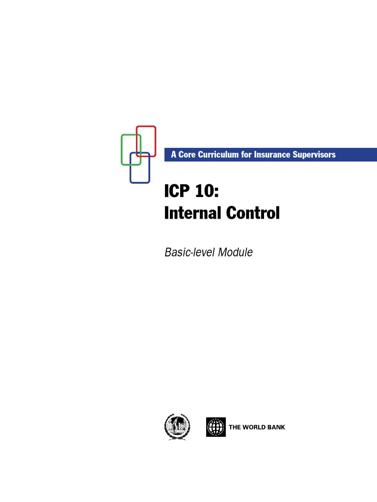 Insurance IAIS ICP 10 Internal Control | PDF | Internal Audit | Audit
