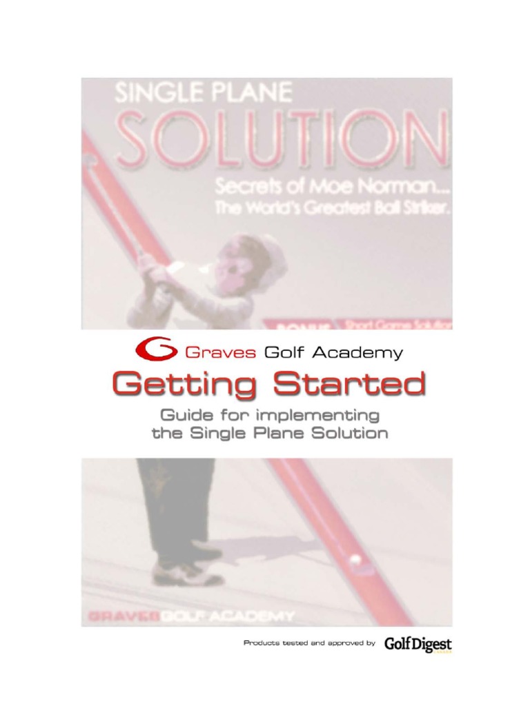 Golf Single Plane Solution | Download Free PDF | Anatomical Terms Of Motion | Sports