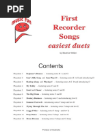 Recorder Karate Song List by Belt Level | PDF