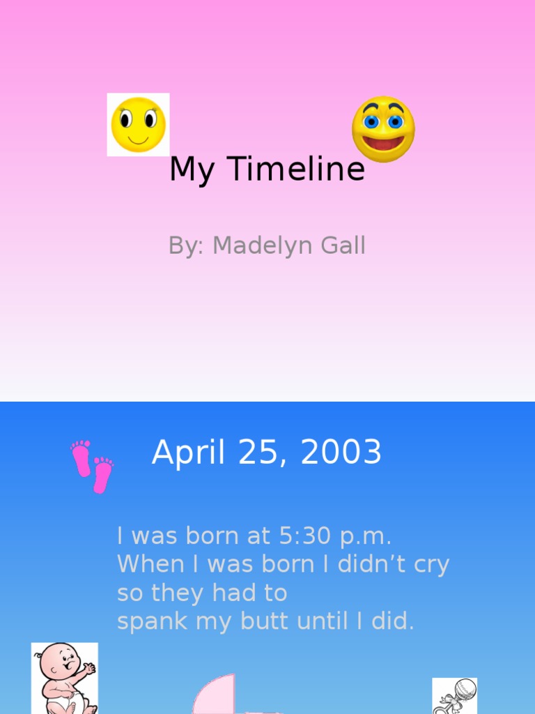 My Life Timeline: Milestones & Memories | PDF