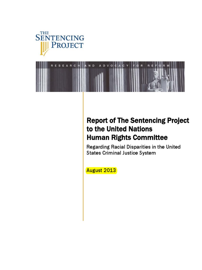 Report of The Sentencing Project | PDF | Fourth Amendment To The United ...