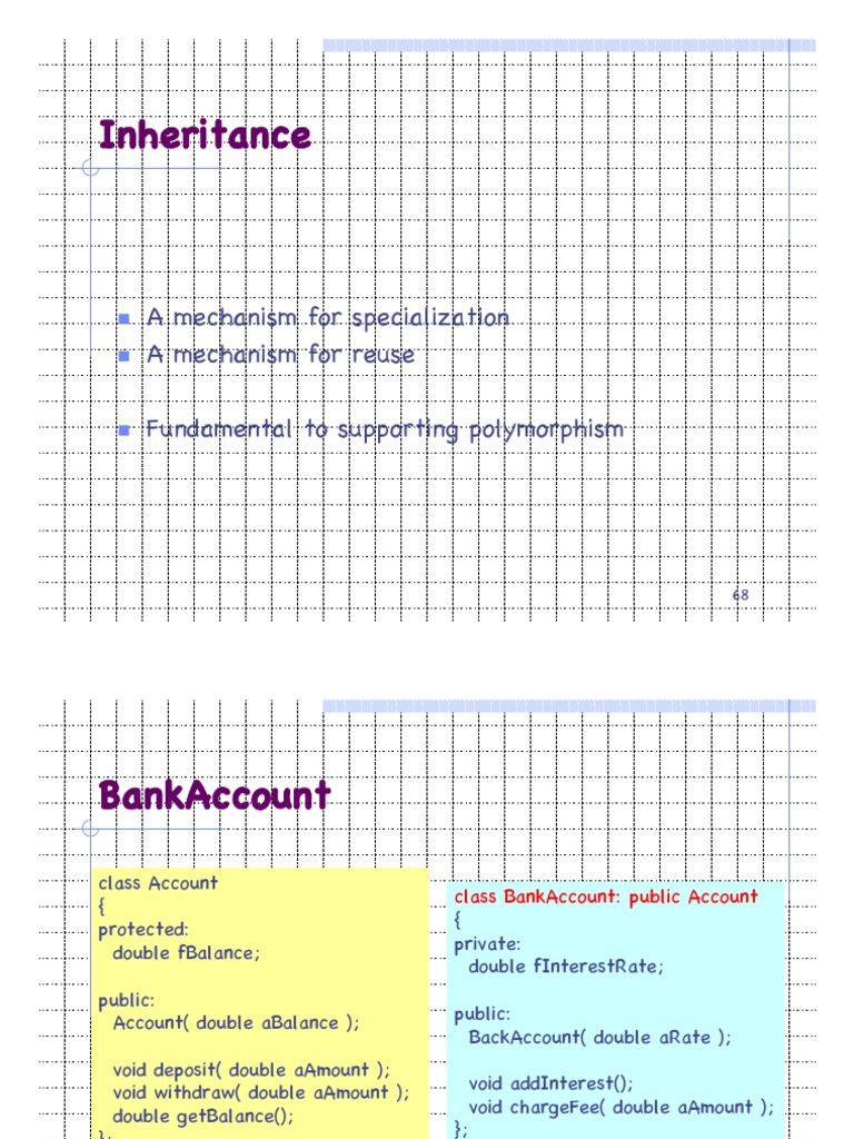 Inheritance Mechanisms in C | PDF | Method (Computer Programming ...