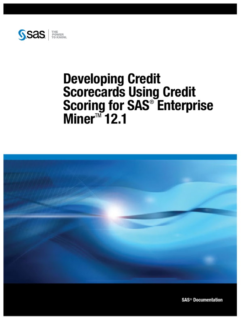 Credit Scoring SAS | PDF | Sas (Software) | Reference Range