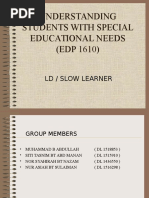 Form LD 2 Checklist Assessment | PDF | Learning Disability | Attention
